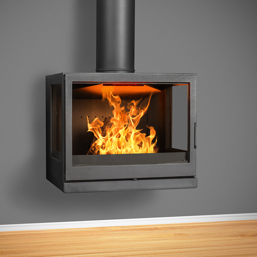 Hydrofire Bavorov Wall Mounted Side Glass | TM Fireplace